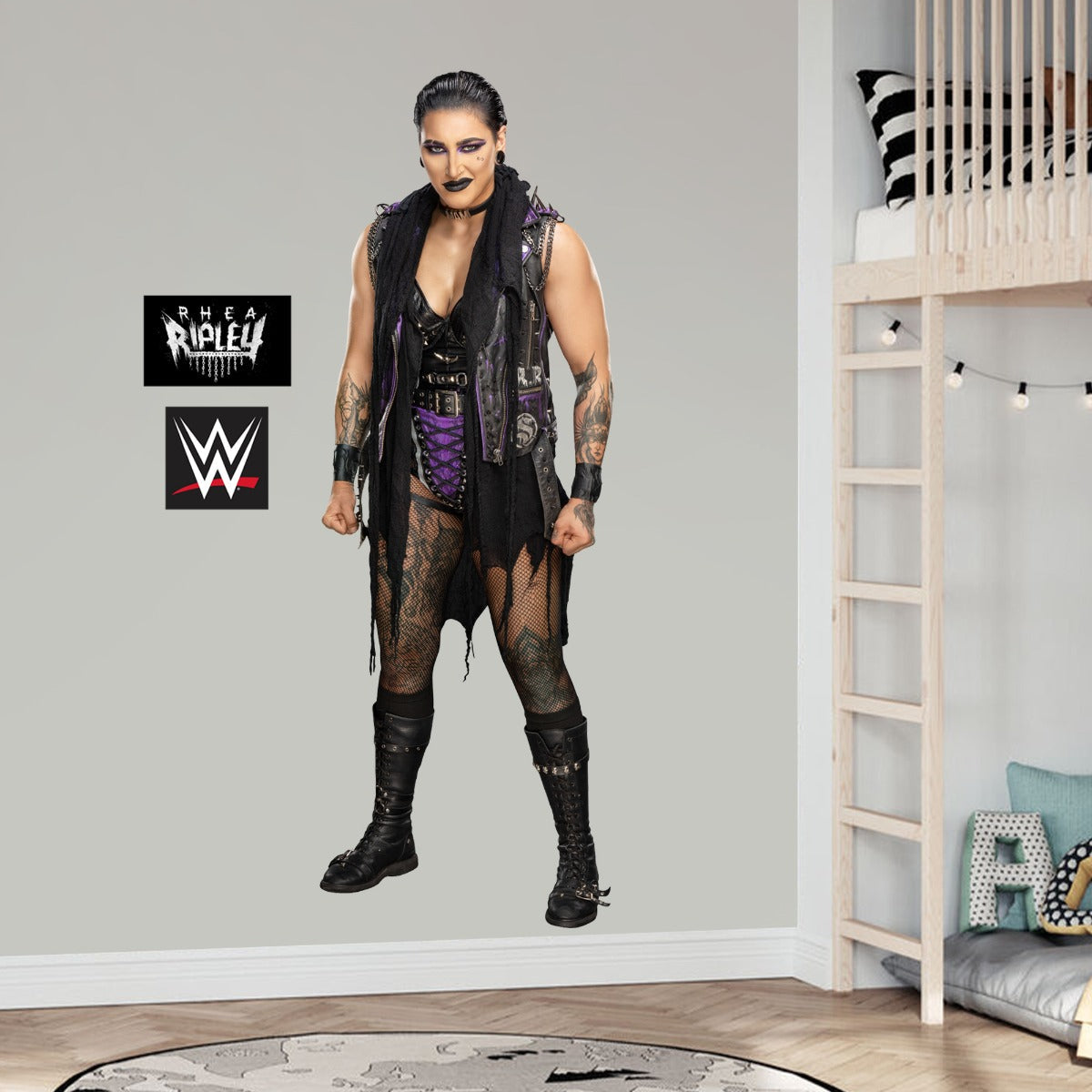 Rhea Ripley WWE Cut Out Wall Sticker – wrestlingshop.com