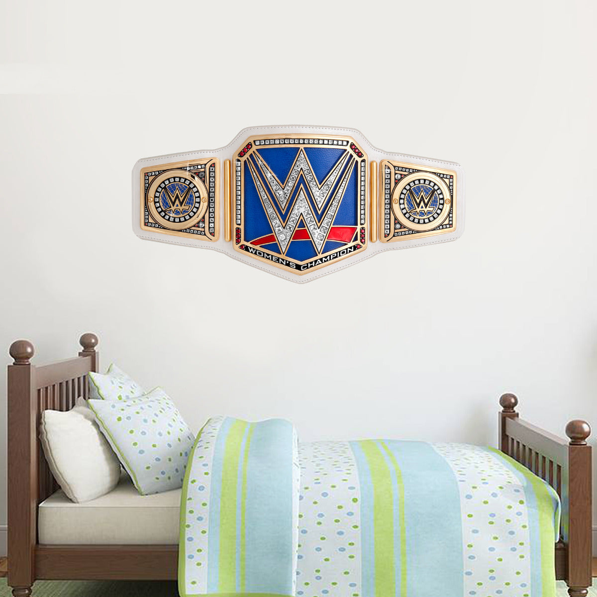 WWE SmackDown Women's Championship Title Belt Wall Sticker ...