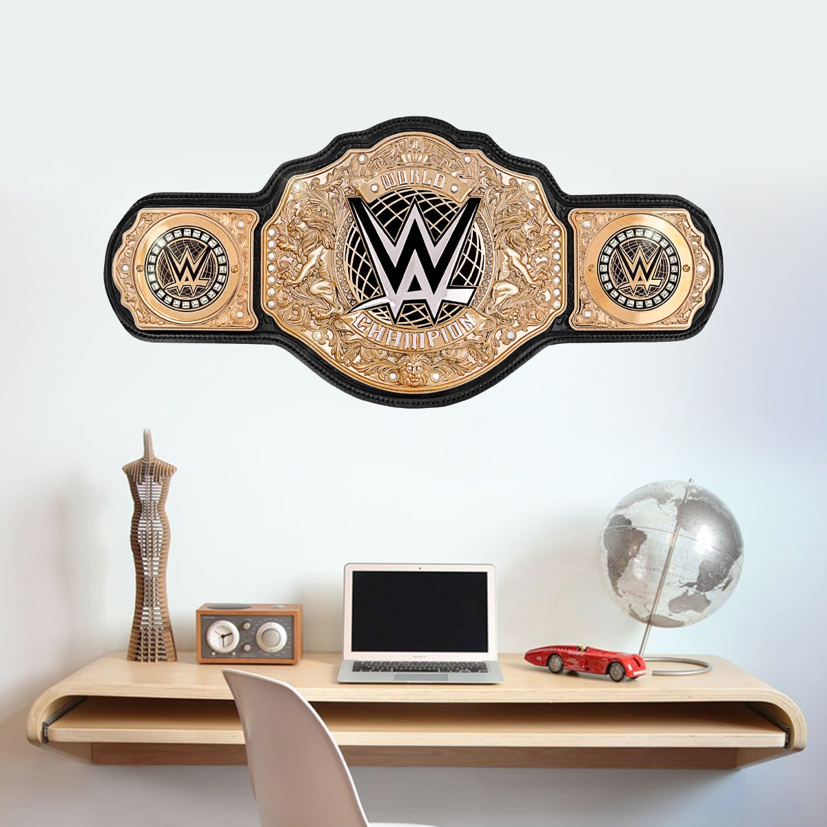 WWE World Heavyweight Championship Wall Sticker – wrestlingshop.com