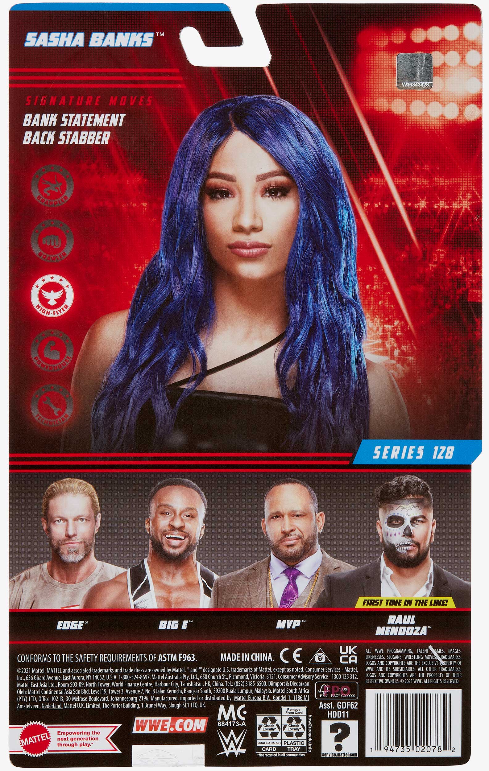Sasha Banks - WWE Basic Series #128 Action Figure – wrestlingshop.com
