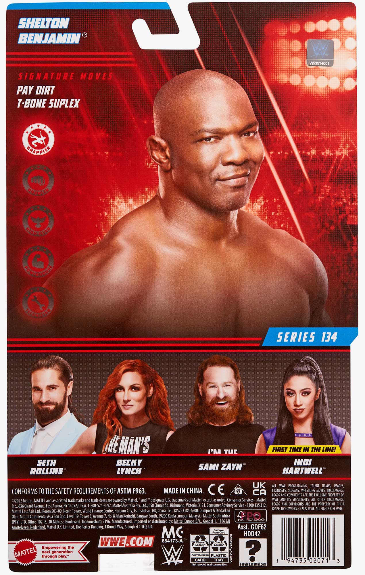 Shelton Benjamin - WWE Basic Series #134 – wrestlingshop.com