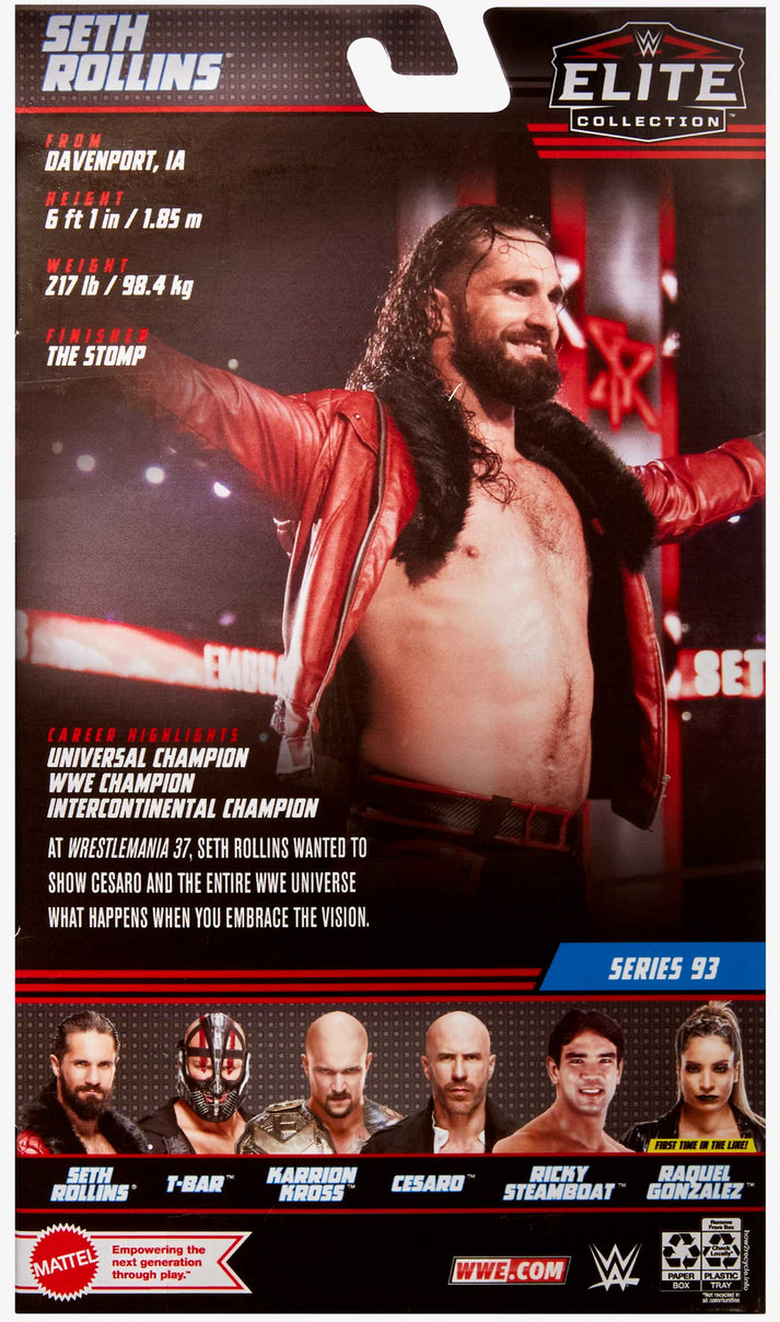 Seth Rollins WWE Elite Collection Series #93 Action Figure – wrestlingshop.com