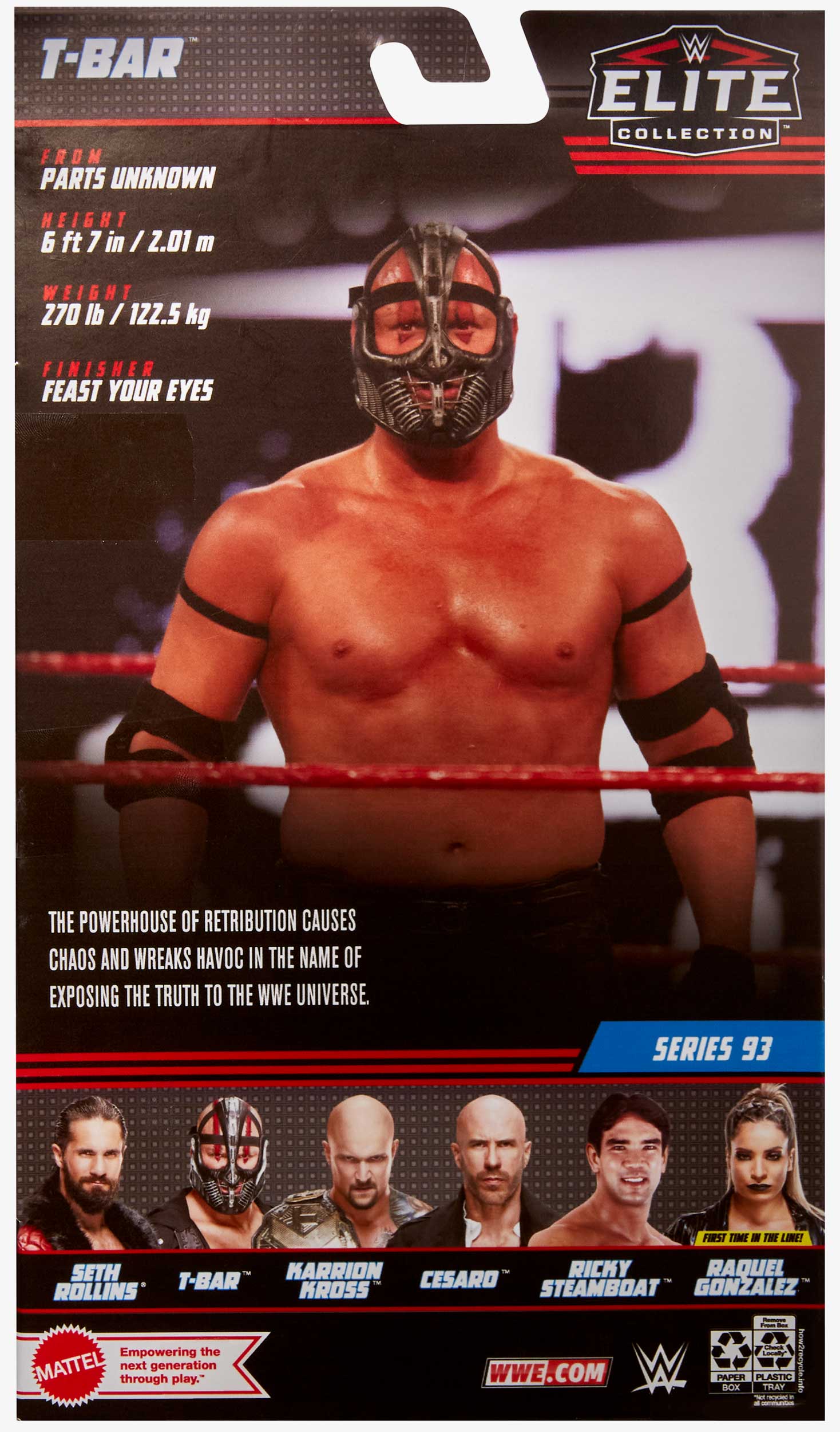 T-Bar WWE Elite Collection Series #93 Action Figure – wrestlingshop.com