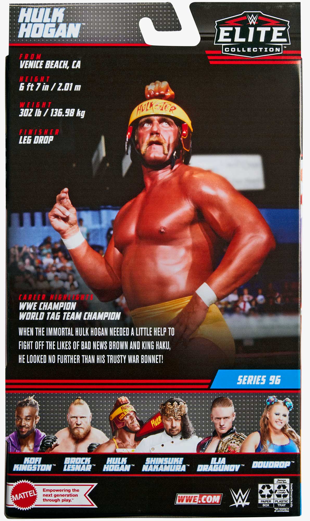 Hulk Hogan WWE Elite Collection Series #96 Action Figure ...