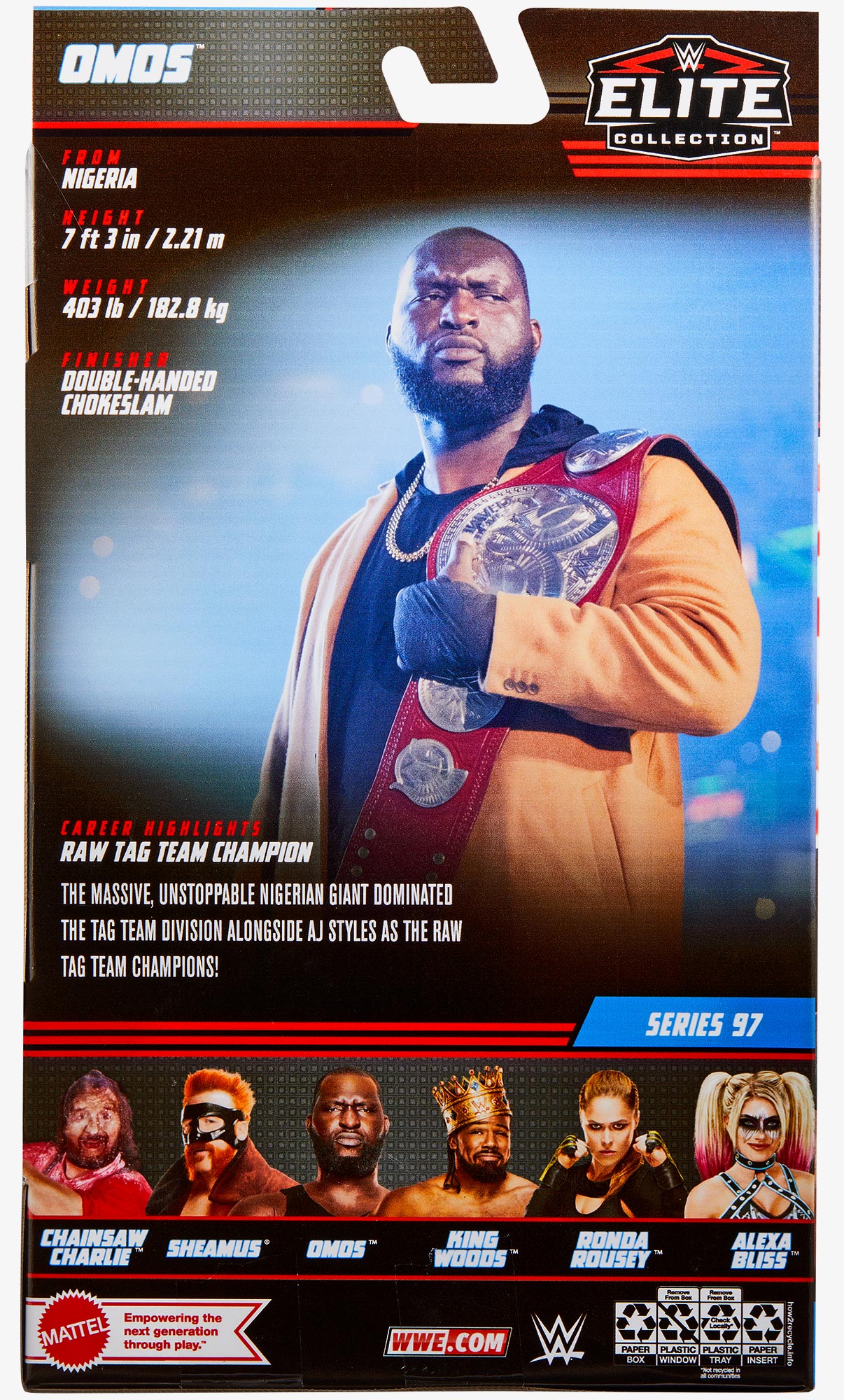 Omos WWE Elite Collection Series #97 – wrestlingshop.com
