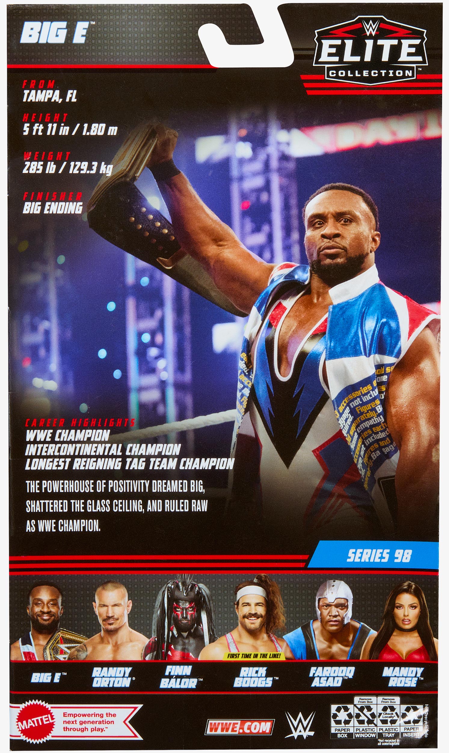 Big E WWE Elite Collection Series #98 Action Figure – wrestlingshop.com