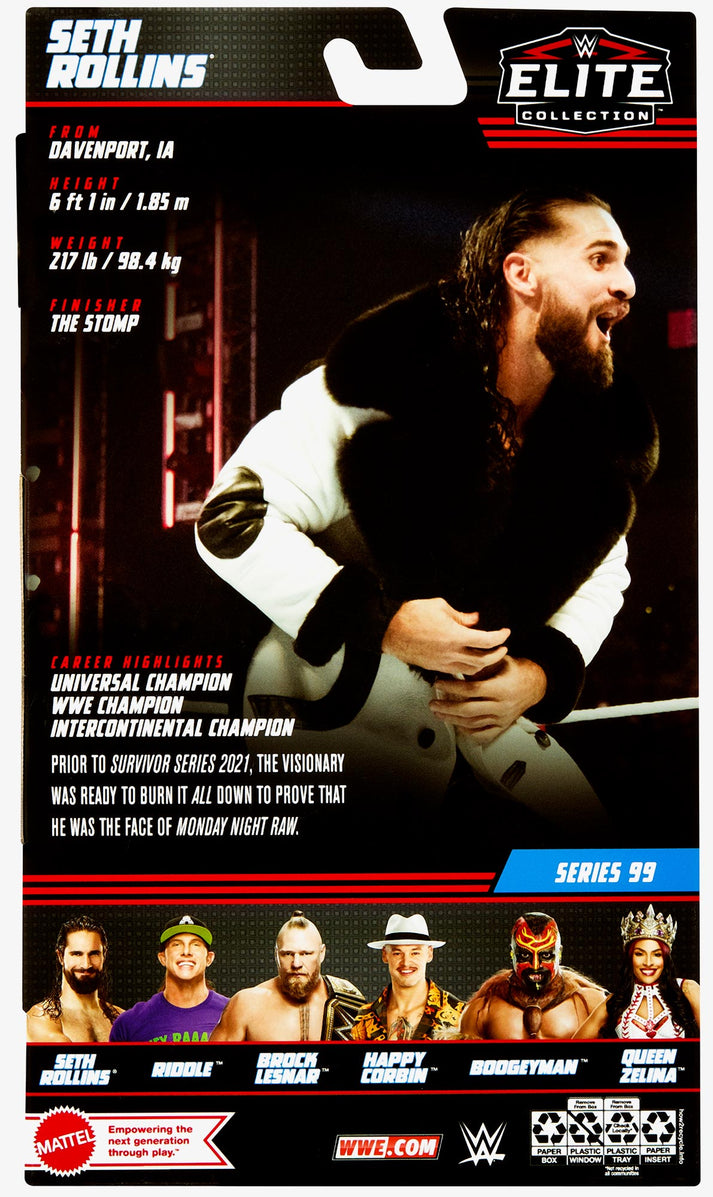 Seth Rollins WWE Elite Collection Series #99 Action Figure – wrestlingshop.com