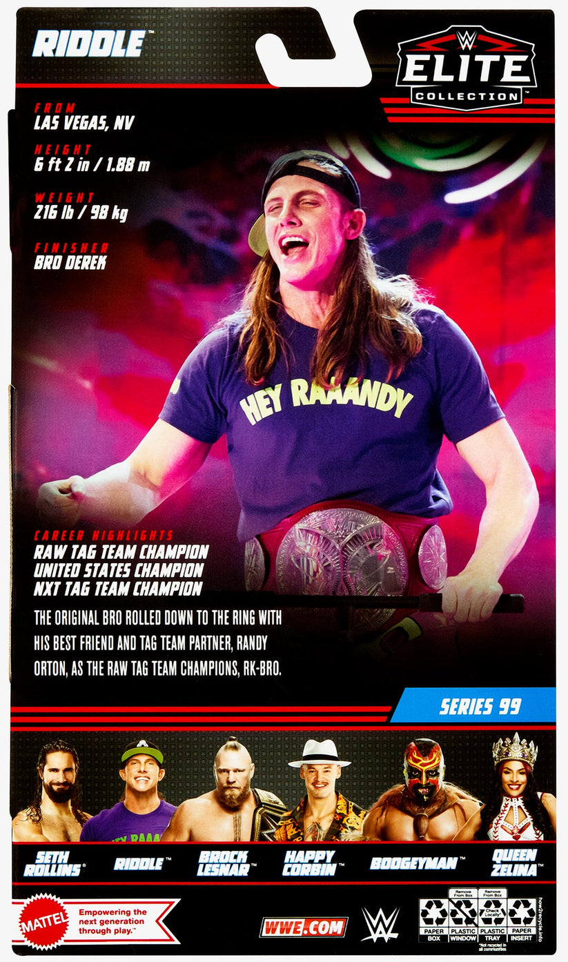 Matt Riddle WWE Elite Collection Series #99 Action Figure ...