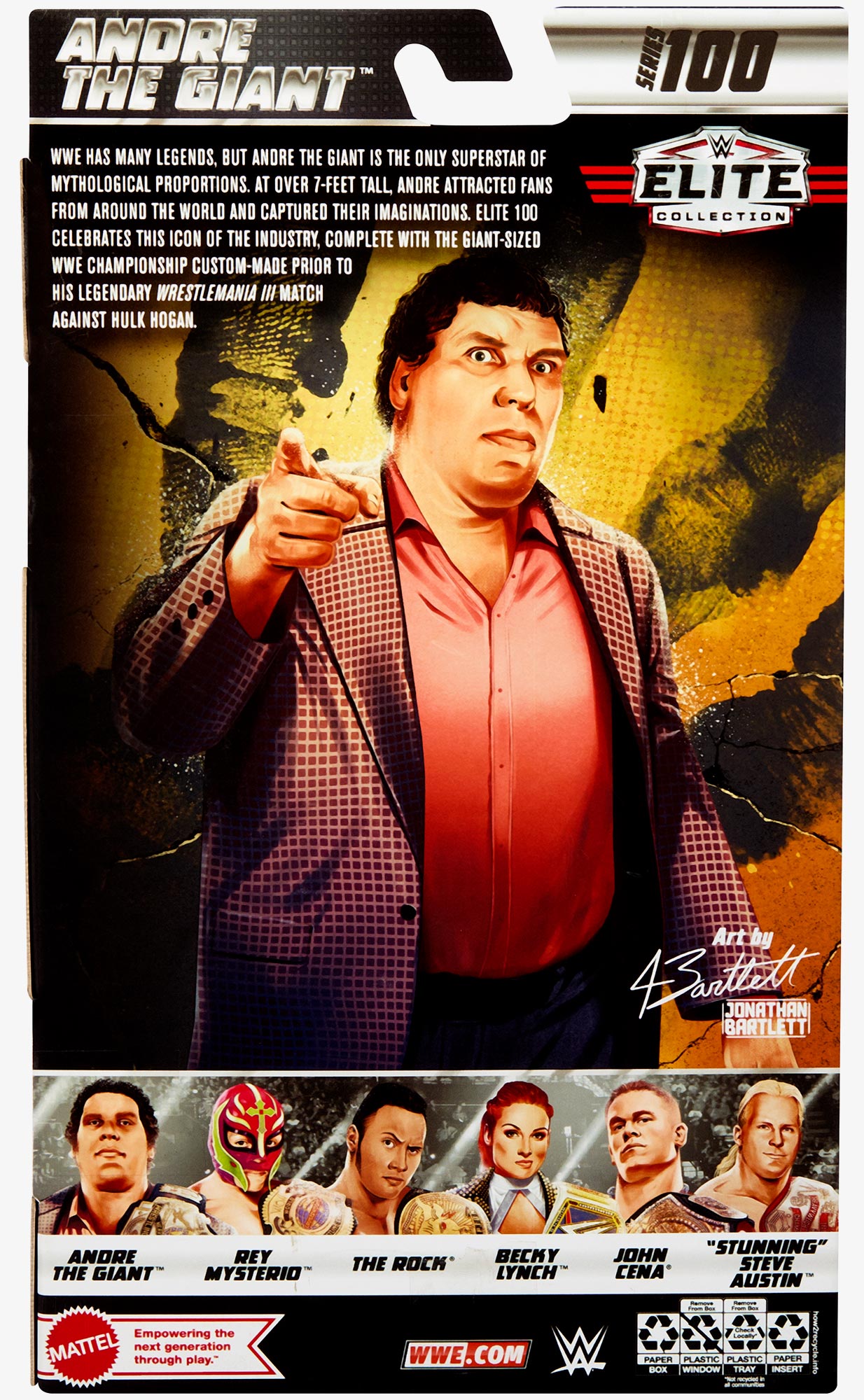 Andre The Giant WWE Elite Collection Series #100 (Chase Variant ...