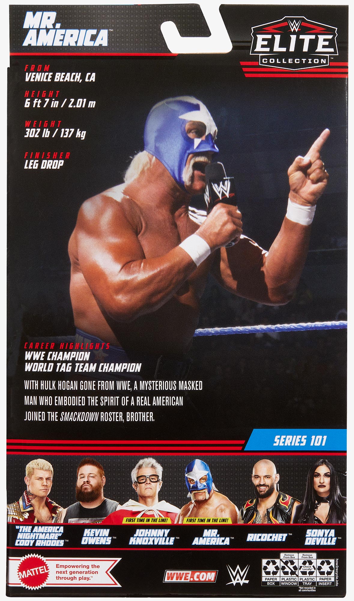 Mr America WWE Elite Collection Series #101 Action Figure ...