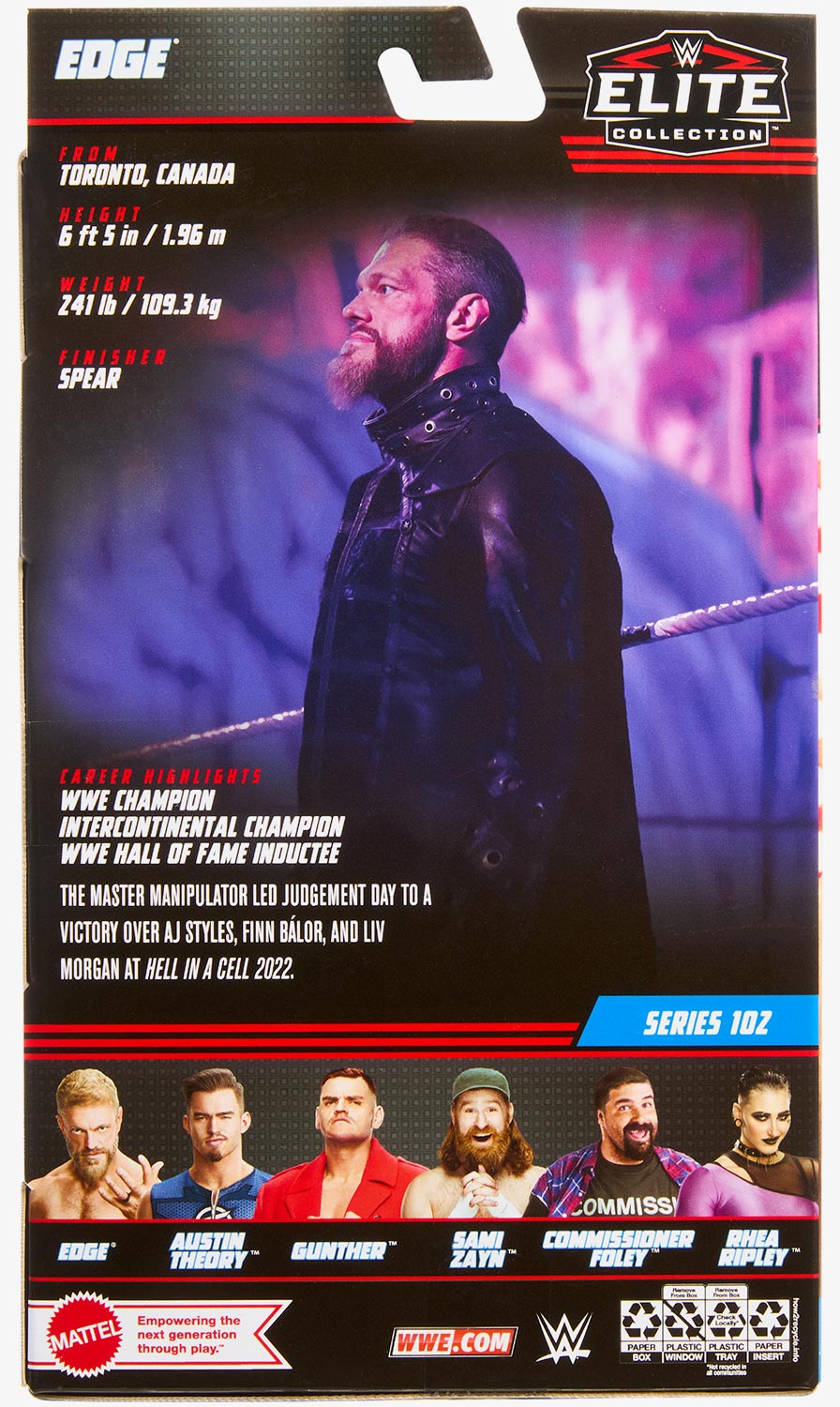 Edge WWE Elite Collection Series #102 Action Figure – wrestlingshop.com