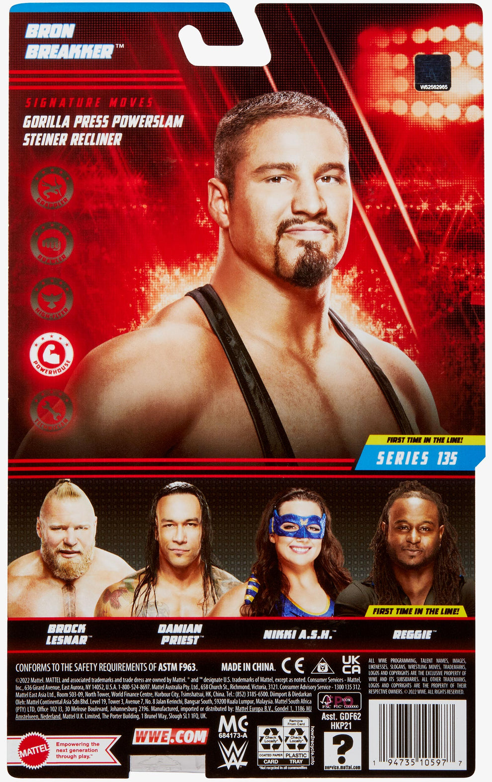 Bron Breakker - WWE Basic Series #135 Action Figure – wrestlingshop.com