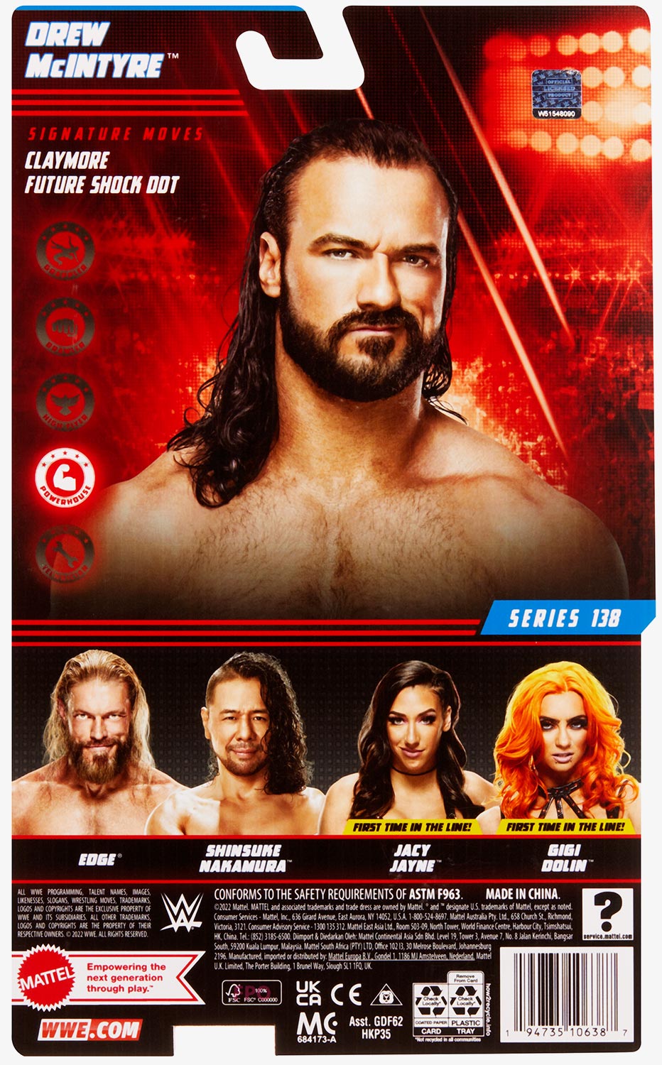 Drew McIntyre - WWE Basic Series #138 Action Figure – wrestlingshop.com