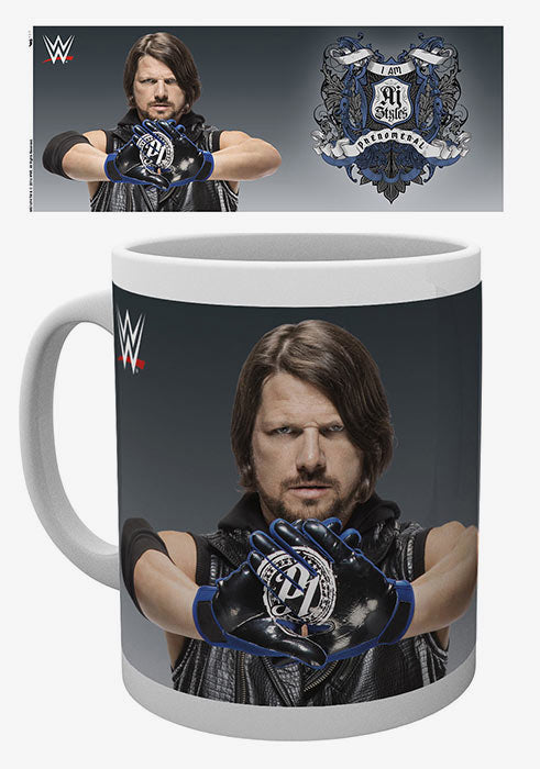 AJ Styles WWE 10 oz. Mug – wrestlingshop.com