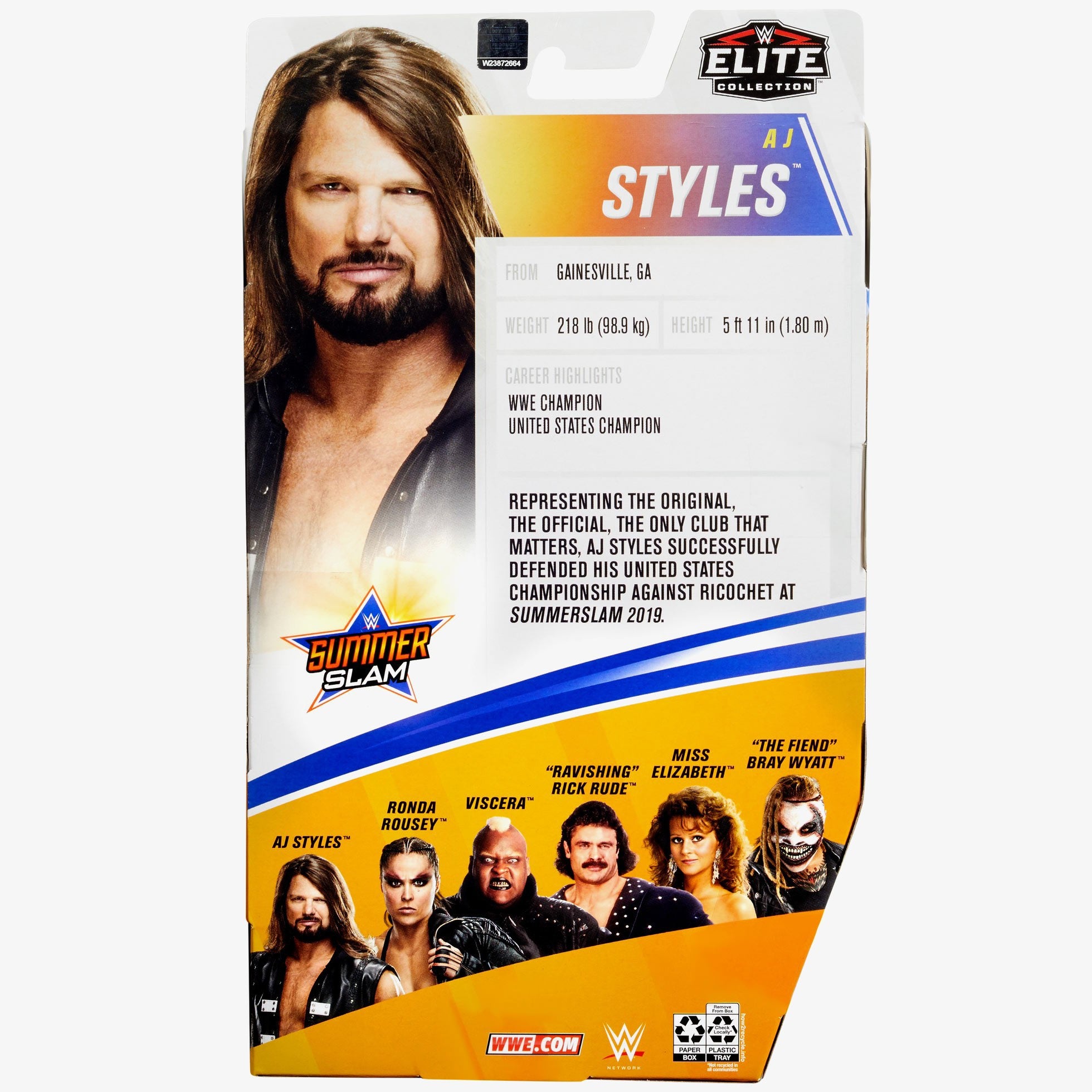 AJ Styles WWE Elite Collection Series #77 – wrestlingshop.com