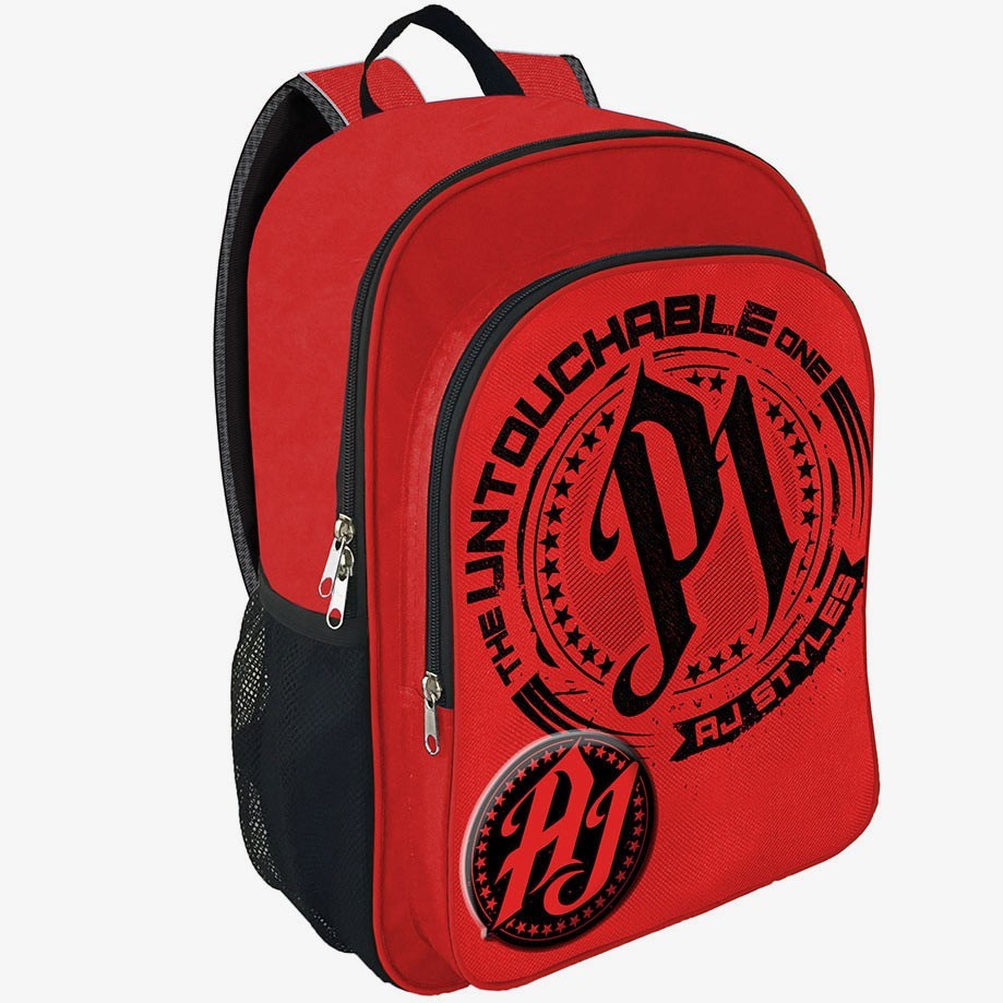 AJ Styles - Untouchable One - WWE Backpack – wrestlingshop.com