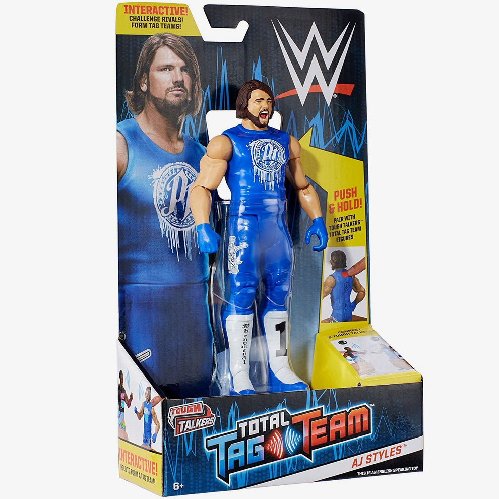 AJ Styles WWE Tough Talkers Total Tag Team – wrestlingshop.com