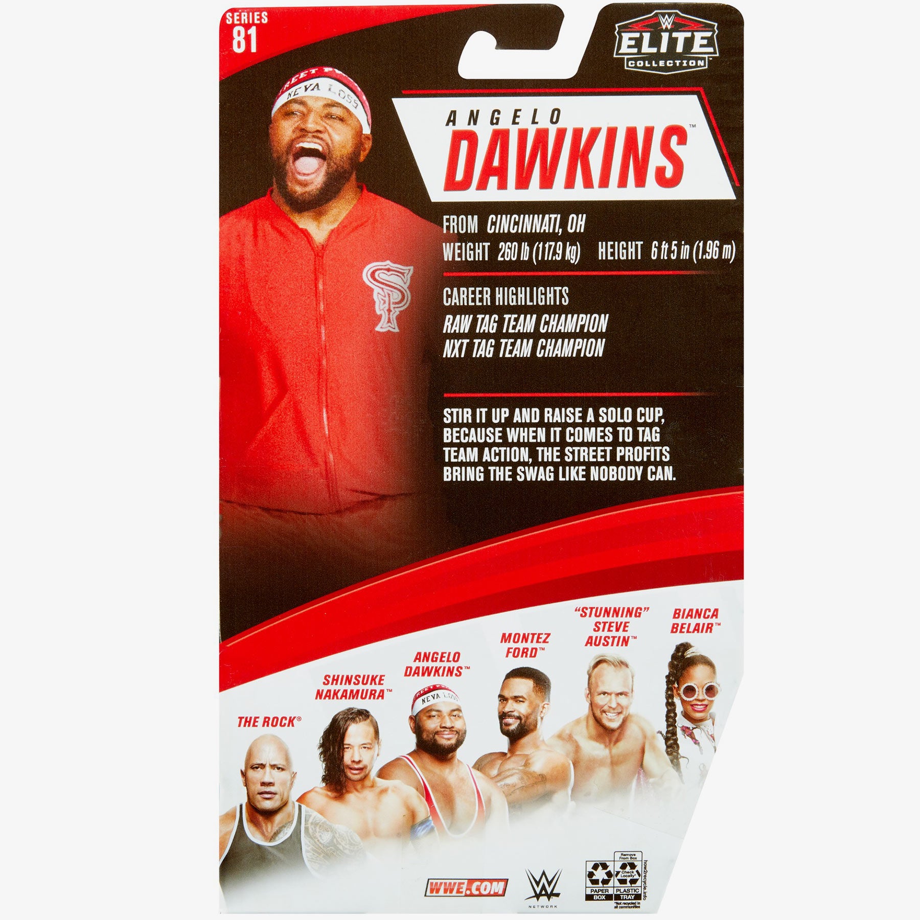 Angelo Dawkins (The Street Profits) WWE Elite Collection Series #81 ...