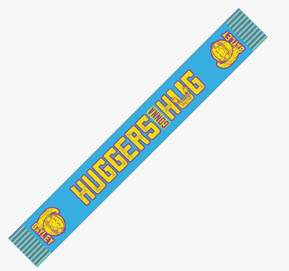 Bayley - Huggers Gonna Hug WWE Scarf – wrestlingshop.com