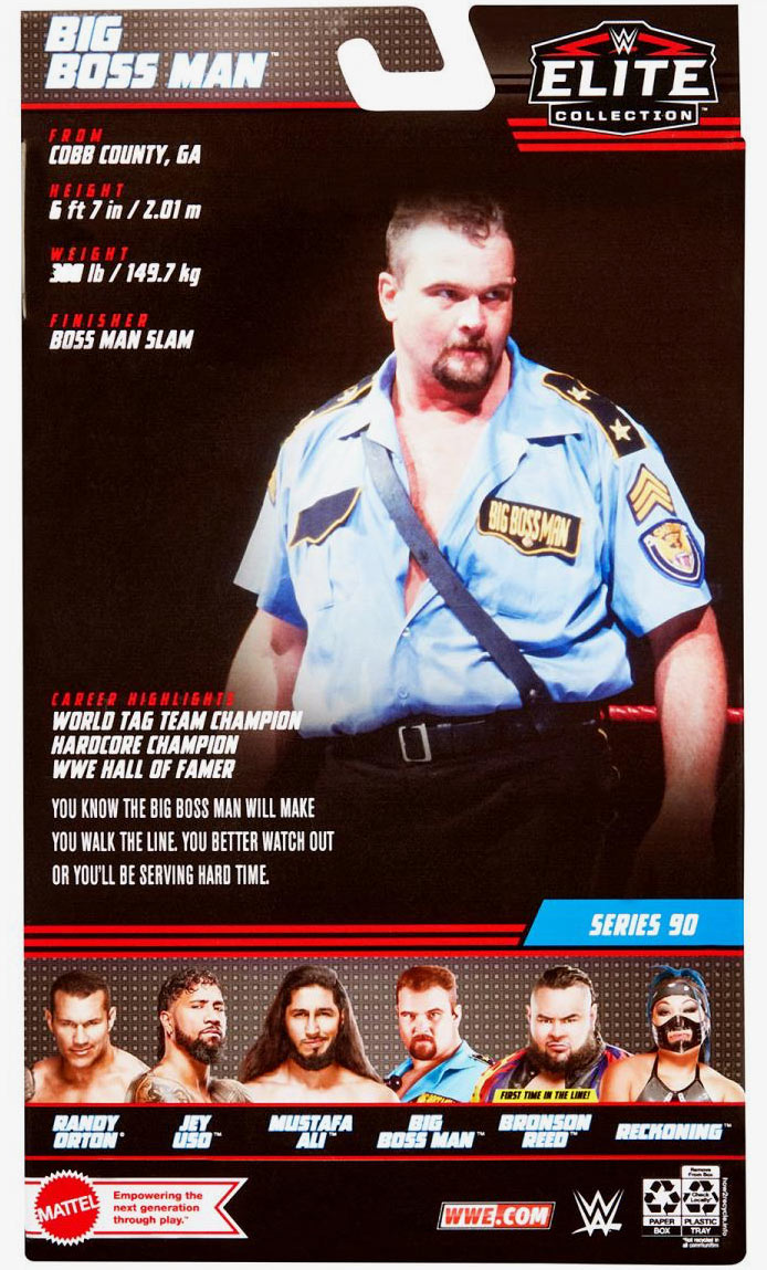 Big Boss Man WWE Elite Collection Series #90 – wrestlingshop.com