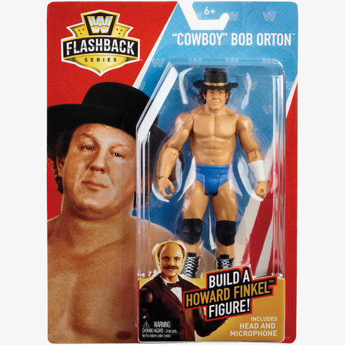 Cowboy Bob Orton - WWE Flashback Basic Series #1 (Build Howard Finkel) – wrestlingshop.com