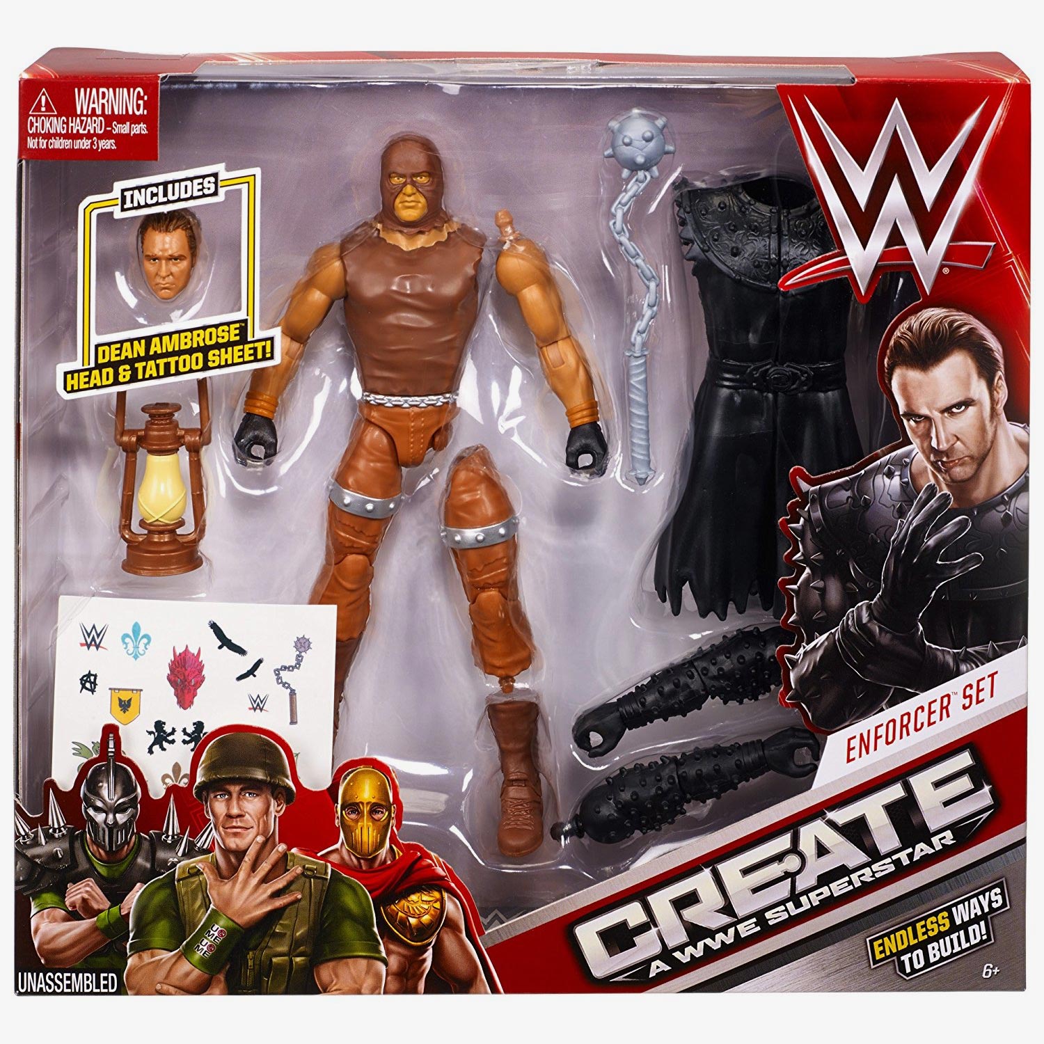 Dean Ambrose - Create a WWE Superstar (Enforcer Set) – wrestlingshop.com