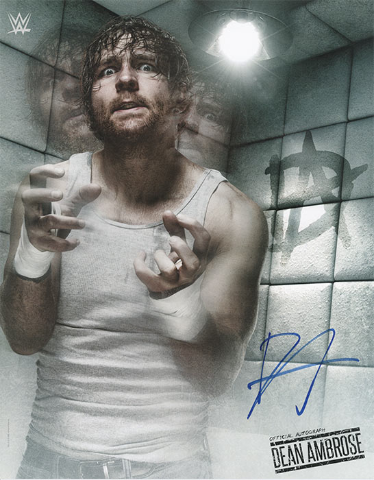 Dean Ambrose Hand Signed Official WWE Photo – wrestlingshop.com