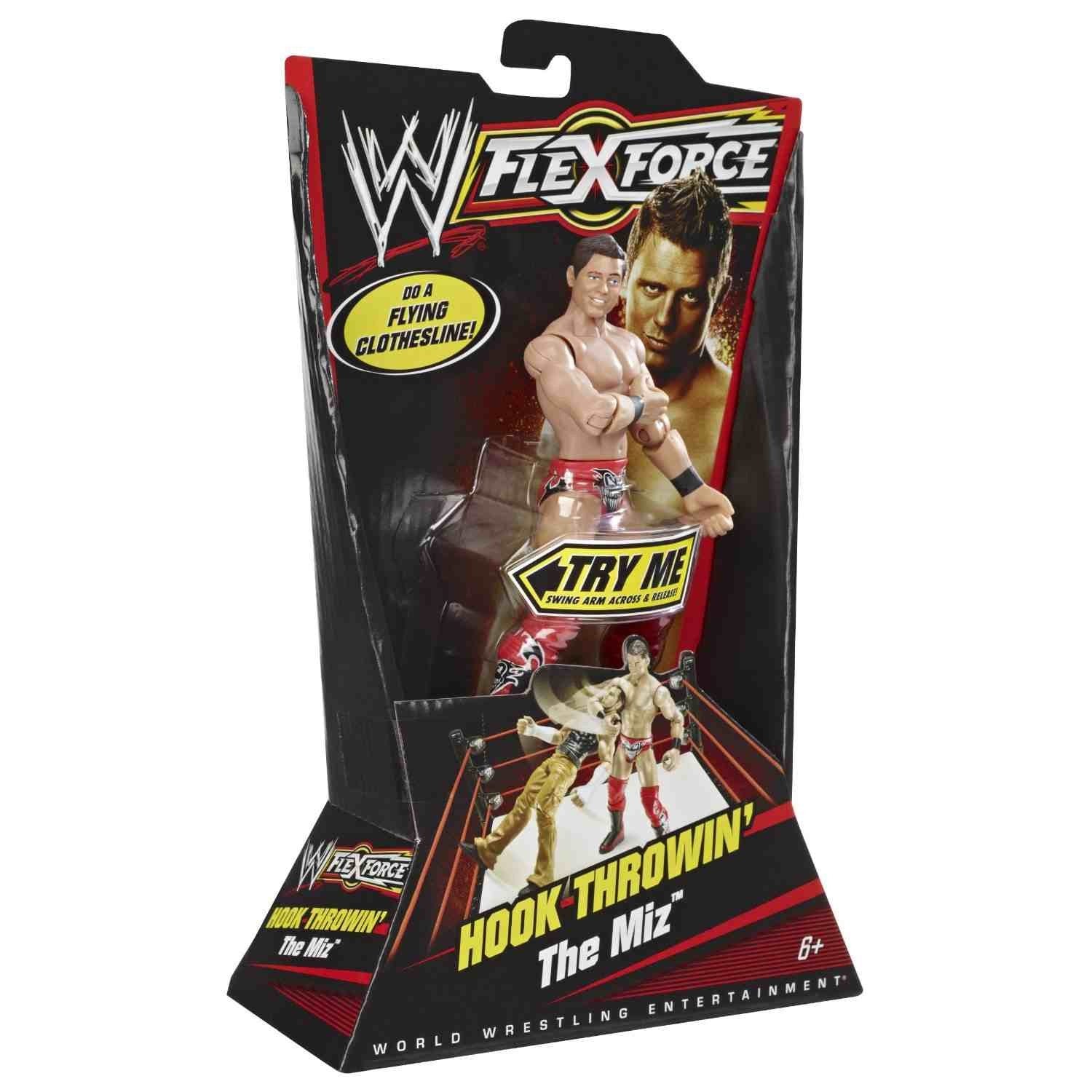 The Miz Hook Thowin WWE Flex Force Series Action Figure