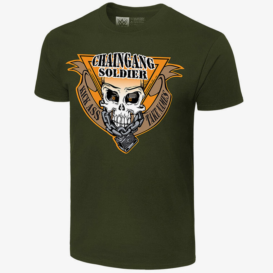 John Cena - Chain Gang Solider - Men's WWE Retro T-Shirt ...