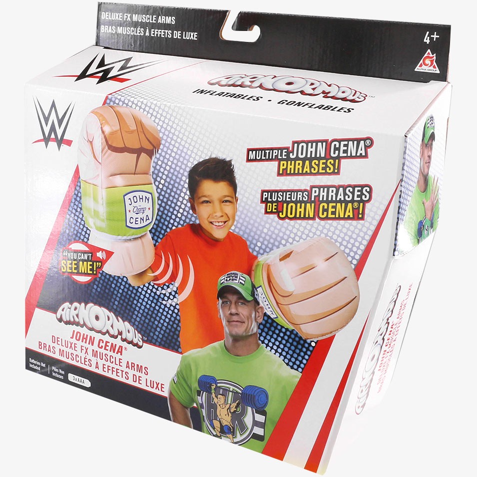 WWE Deluxe FX Inflatable John Cena Muscle Arms – wrestlingshop.com