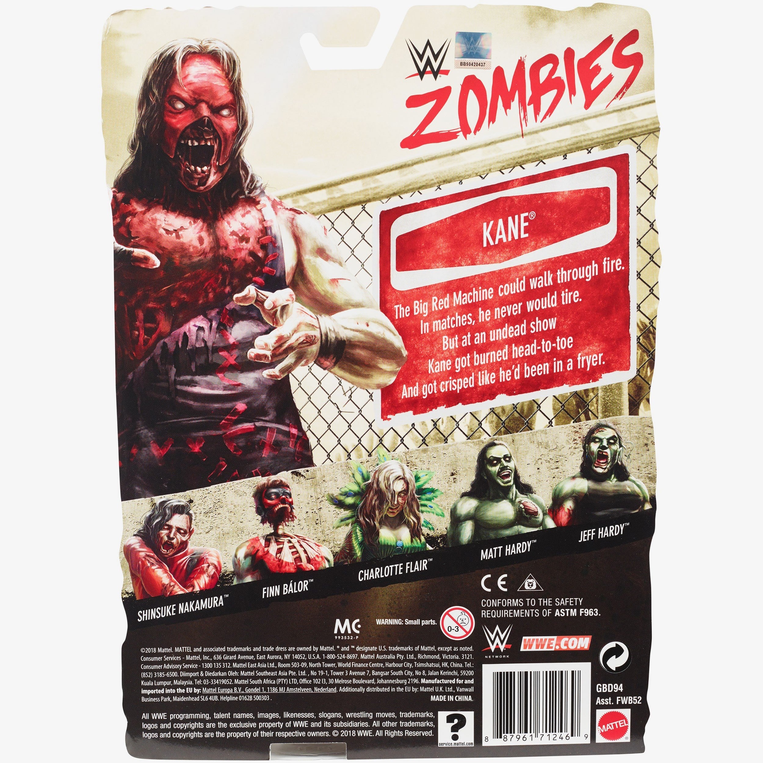 Kane - WWE Zombies Series #3 – wrestlingshop.com