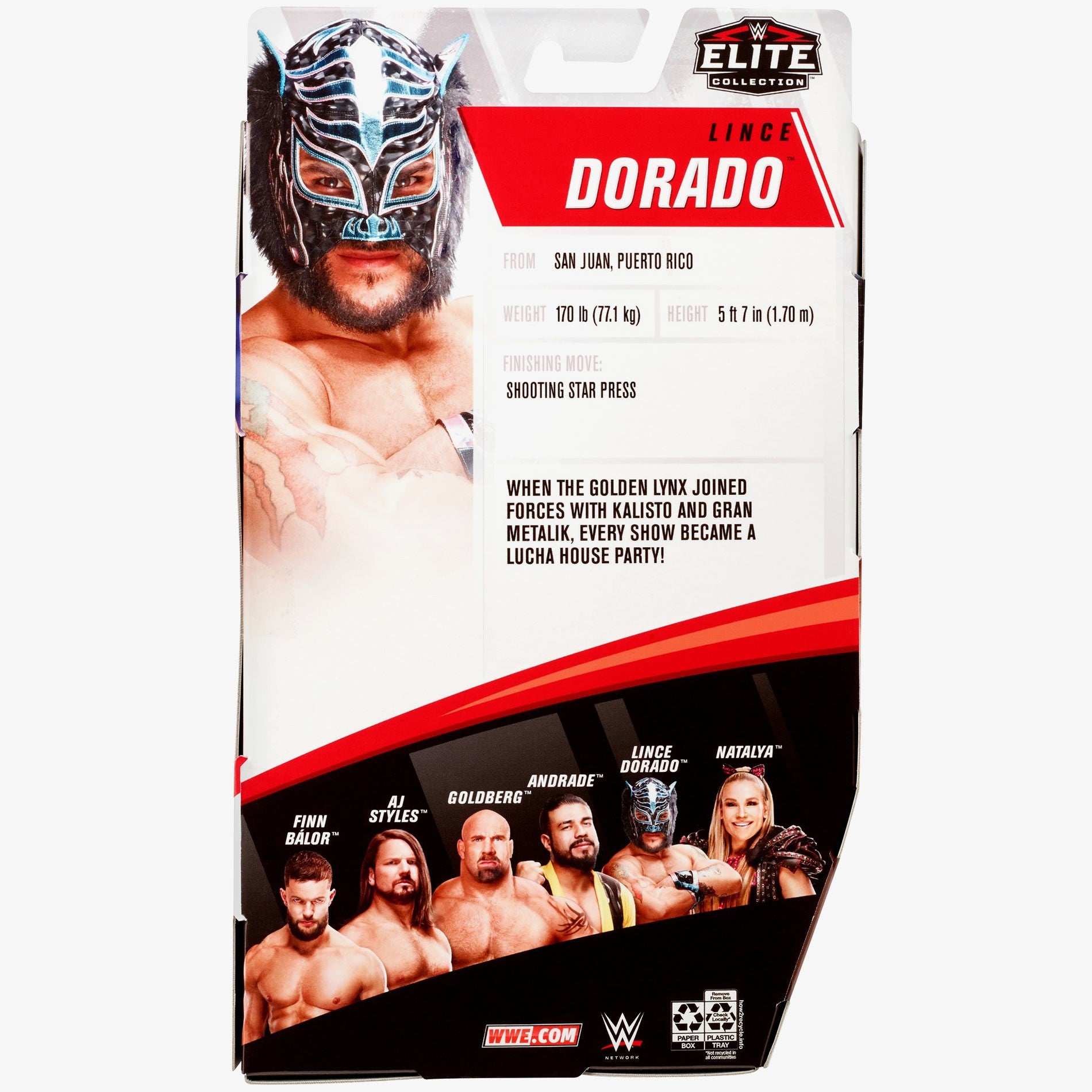Lince Dorado WWE Elite Collection Series #74 – wrestlingshop.com