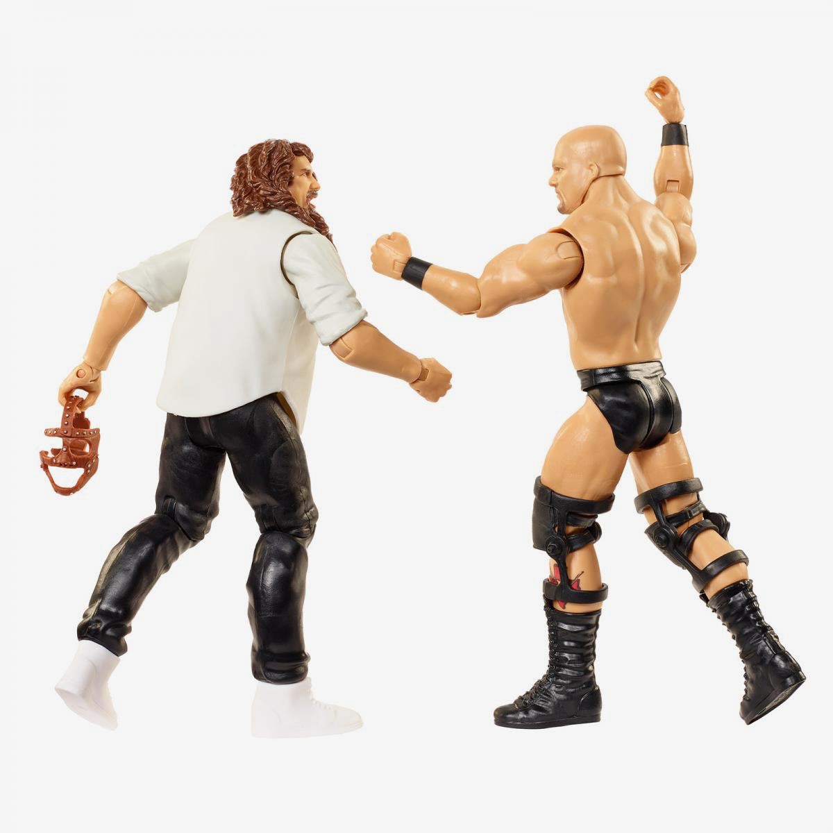 Mankind & Stone Cold Steve Austin - WWE Championship Showdown 2-Pack Series #5 Action Figures ...