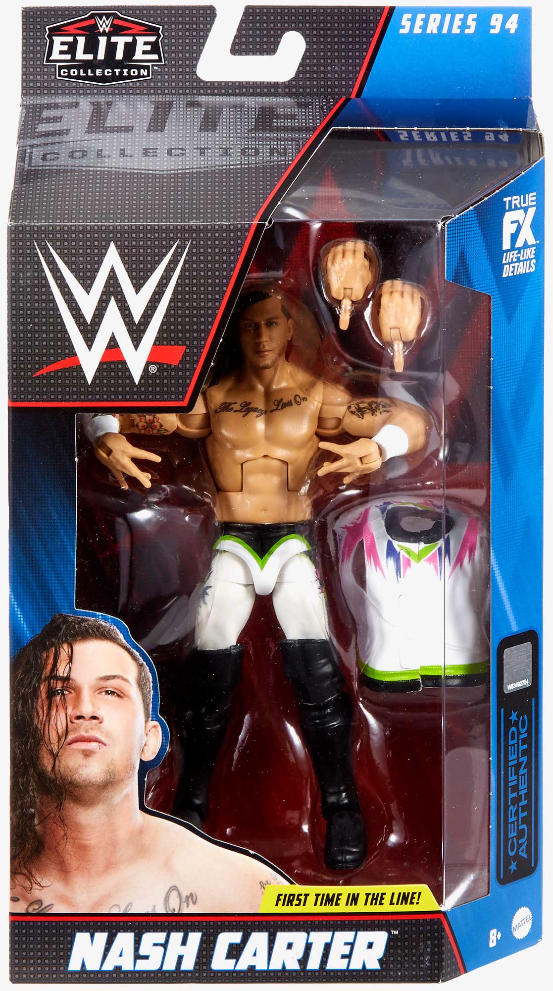 Nash Carter WWE Elite Collection Series #94 Action Figure ...
