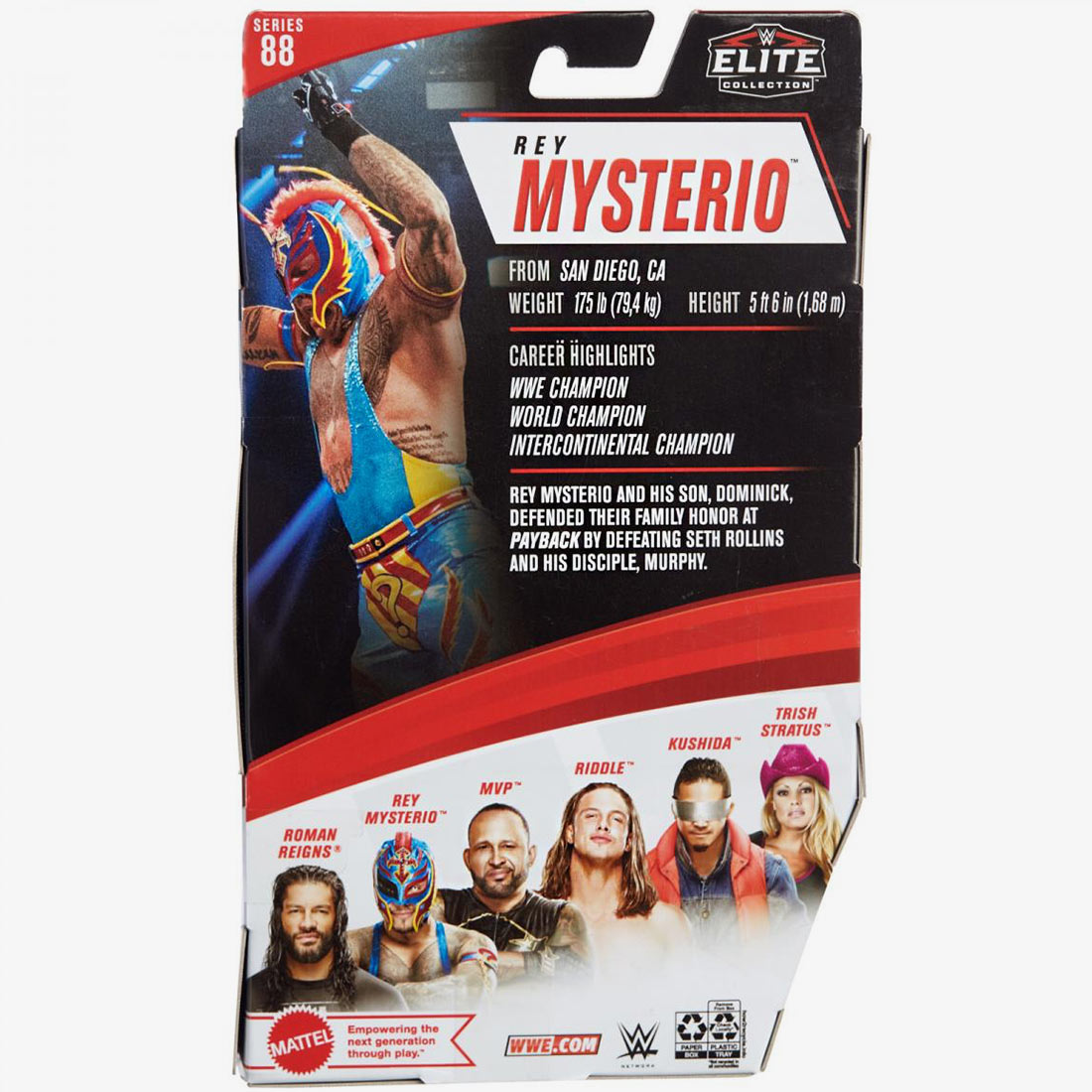 Rey Mysterio WWE Elite Collection Series #88 Action Figure ...