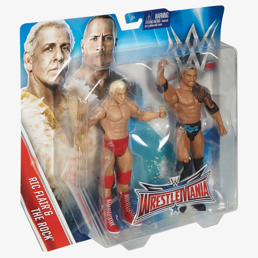 Ric Flair & The Rock - WWE Battle Pack WrestleMania 32 Series – wrestlingshop.com