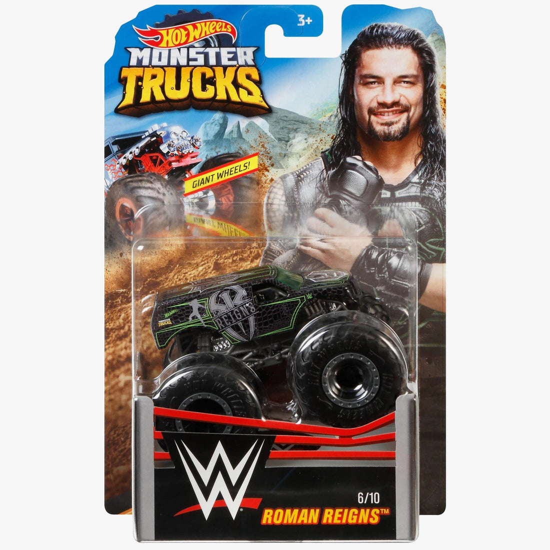 Roman Reigns - Hot Wheels Monster Trucks WWE Die-Cast Collection ...