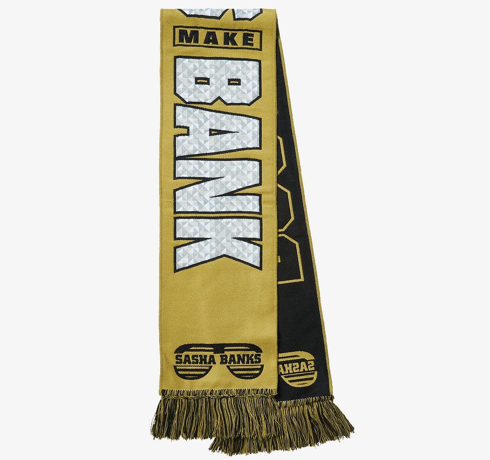 Sasha Banks - Bosses Make Bank WWE Scarf – wrestlingshop.com