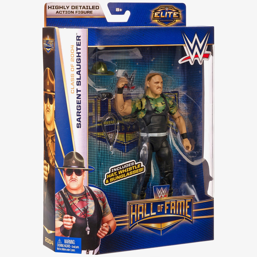 Sargent Slaughter WWE Hall of Fame Elite Collection Series #1 ...