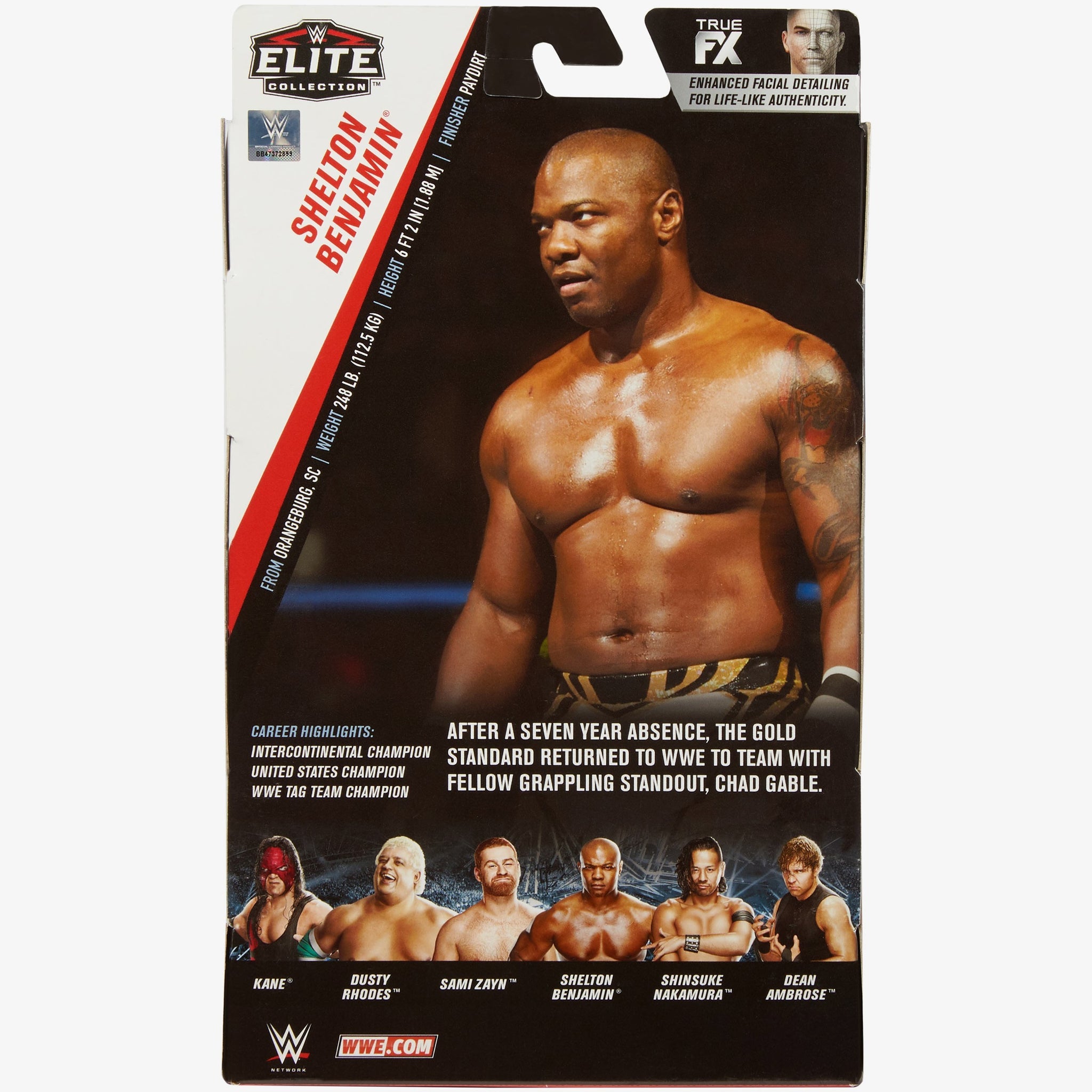 Shelton Benjamin WWE Elite Collection Series #63 – wrestlingshop.com