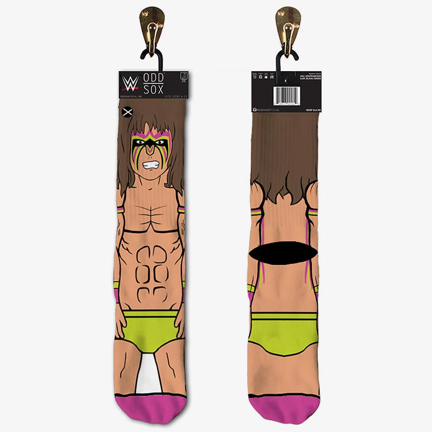 Ultimate Warrior Body WWE Knit Socks – wrestlingshop.com