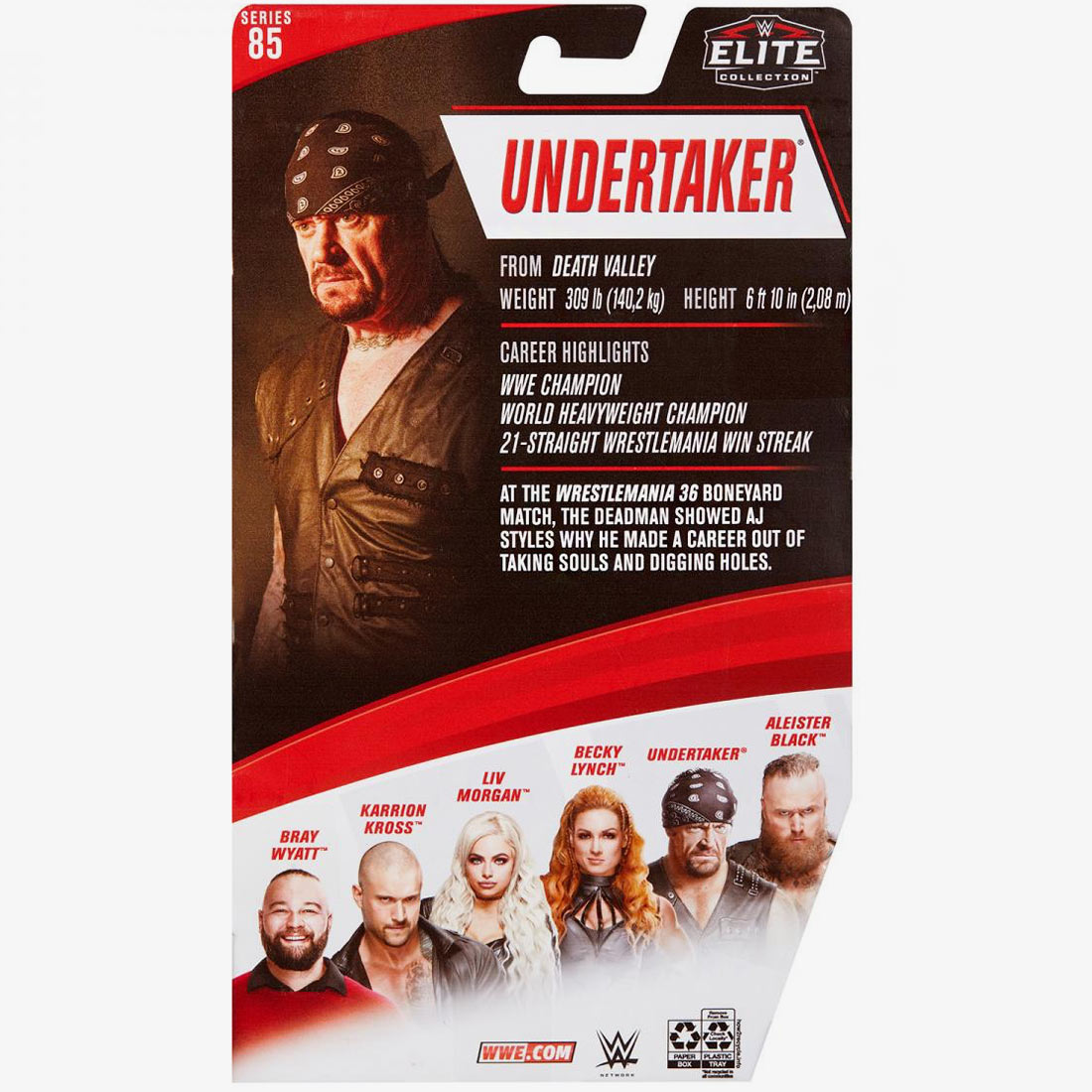 Undertaker WWE Elite Collection Series #85 Action Figure ...