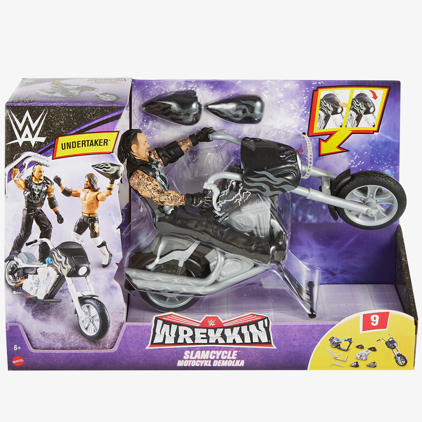 Undertaker WWE Slamcycle Wrekkin' Series Vehicle – wrestlingshop.com