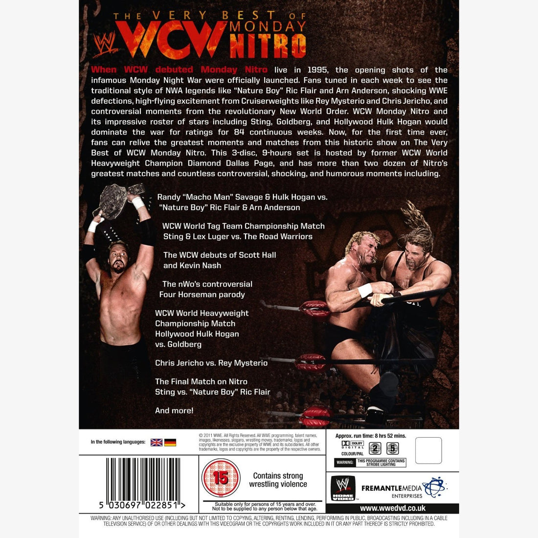 WWE The Very Best of WCW Monday Nitro DVD – wrestlingshop.com