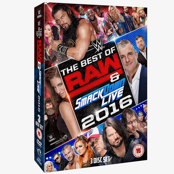 WWE The Best of Raw & Smackdown Live 2016 DVD – wrestlingshop.com