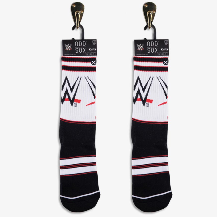 WWE Logo Knit Socks – wrestlingshop.com