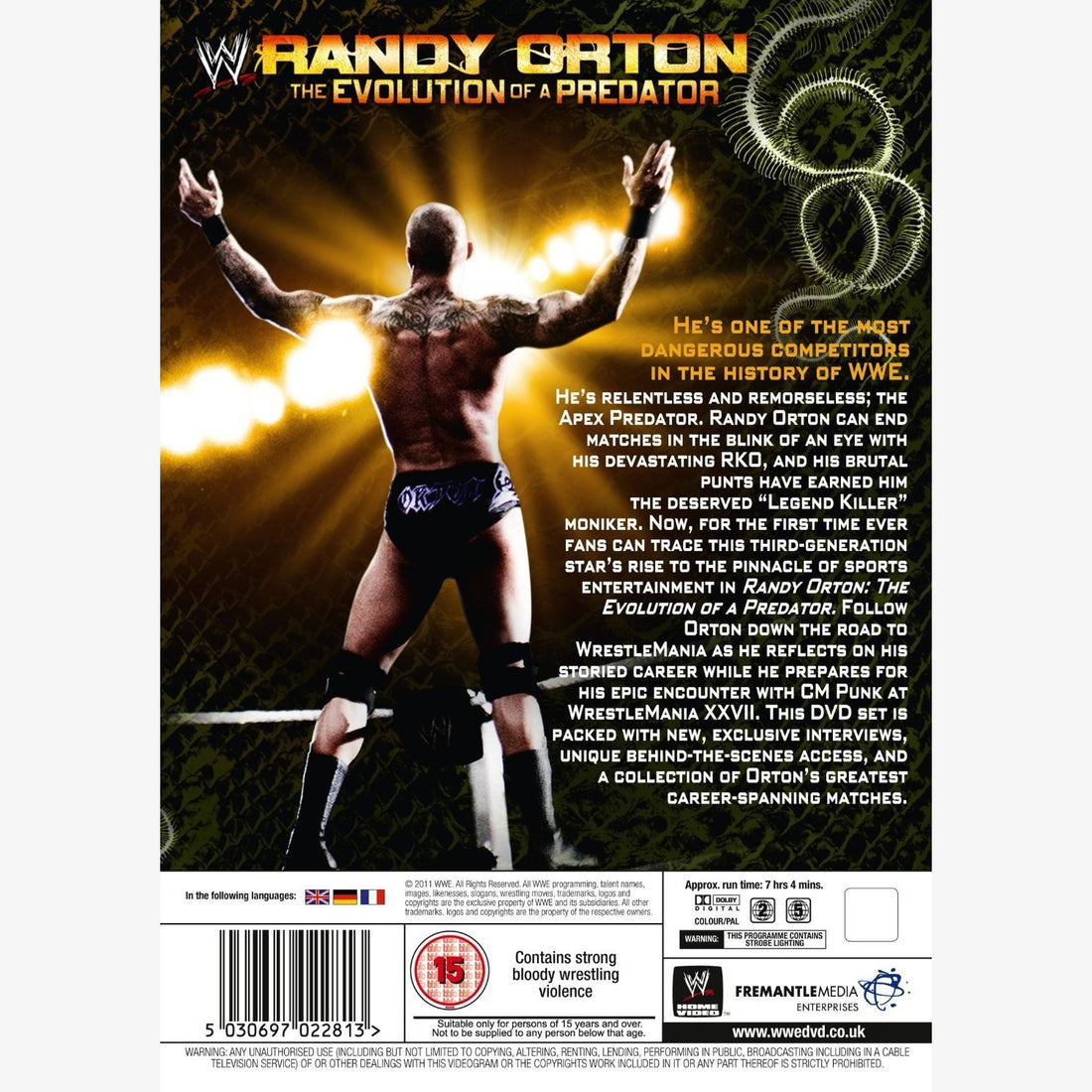 WWE Randy Orton: The Evolution Of A Predator DVD – wrestlingshop.com