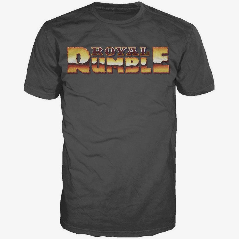 Classic WWE Royal Rumble Logo T-Shirt (Grey) – wrestlingshop.com