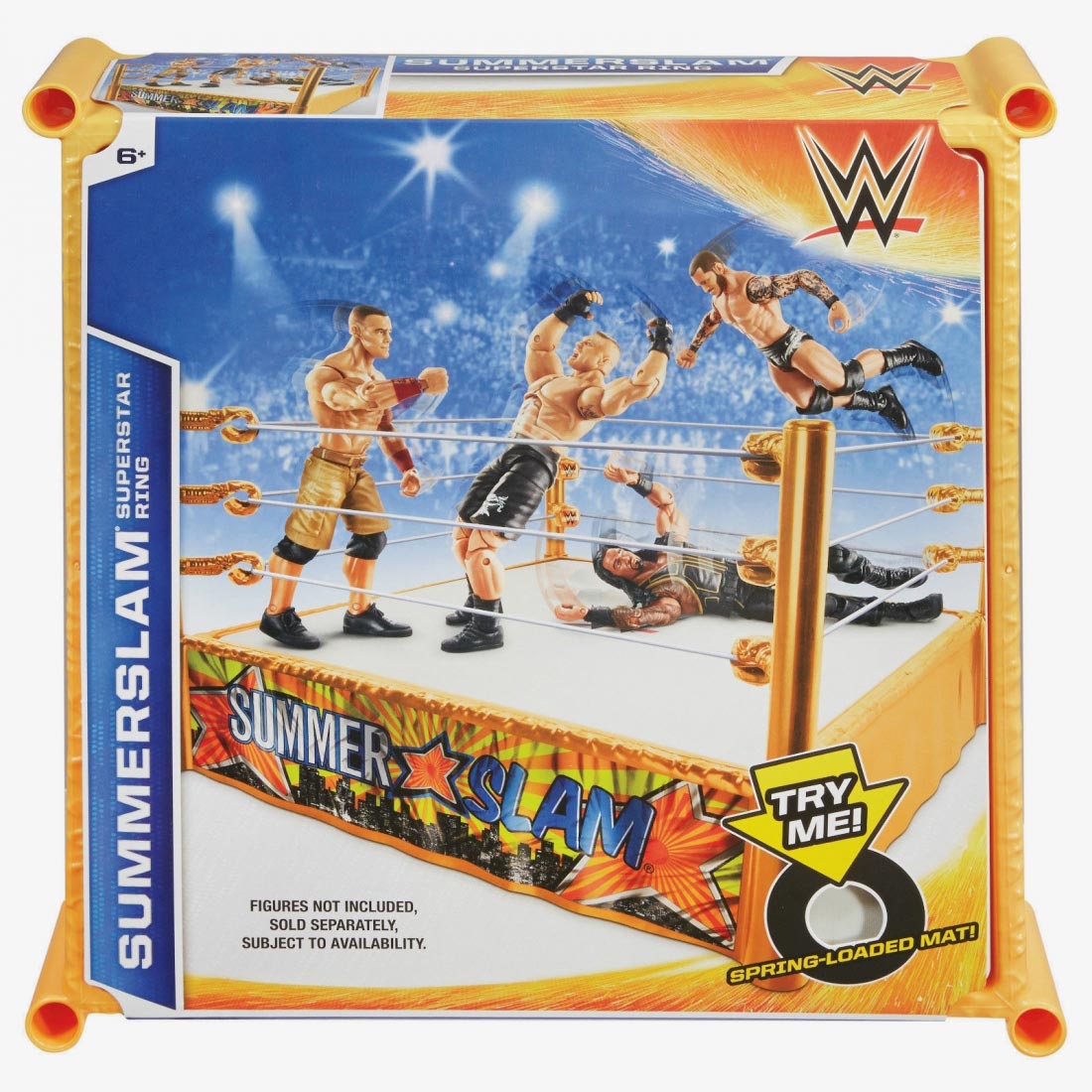 WWE SummerSlam Ring Playset (Yellow) – wrestlingshop.com